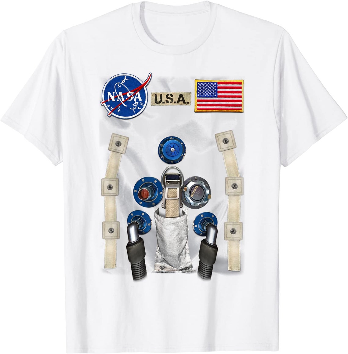 Astronaut Costume Graphic Print T-shirt Nasa Space Tee Shirt | Etsy