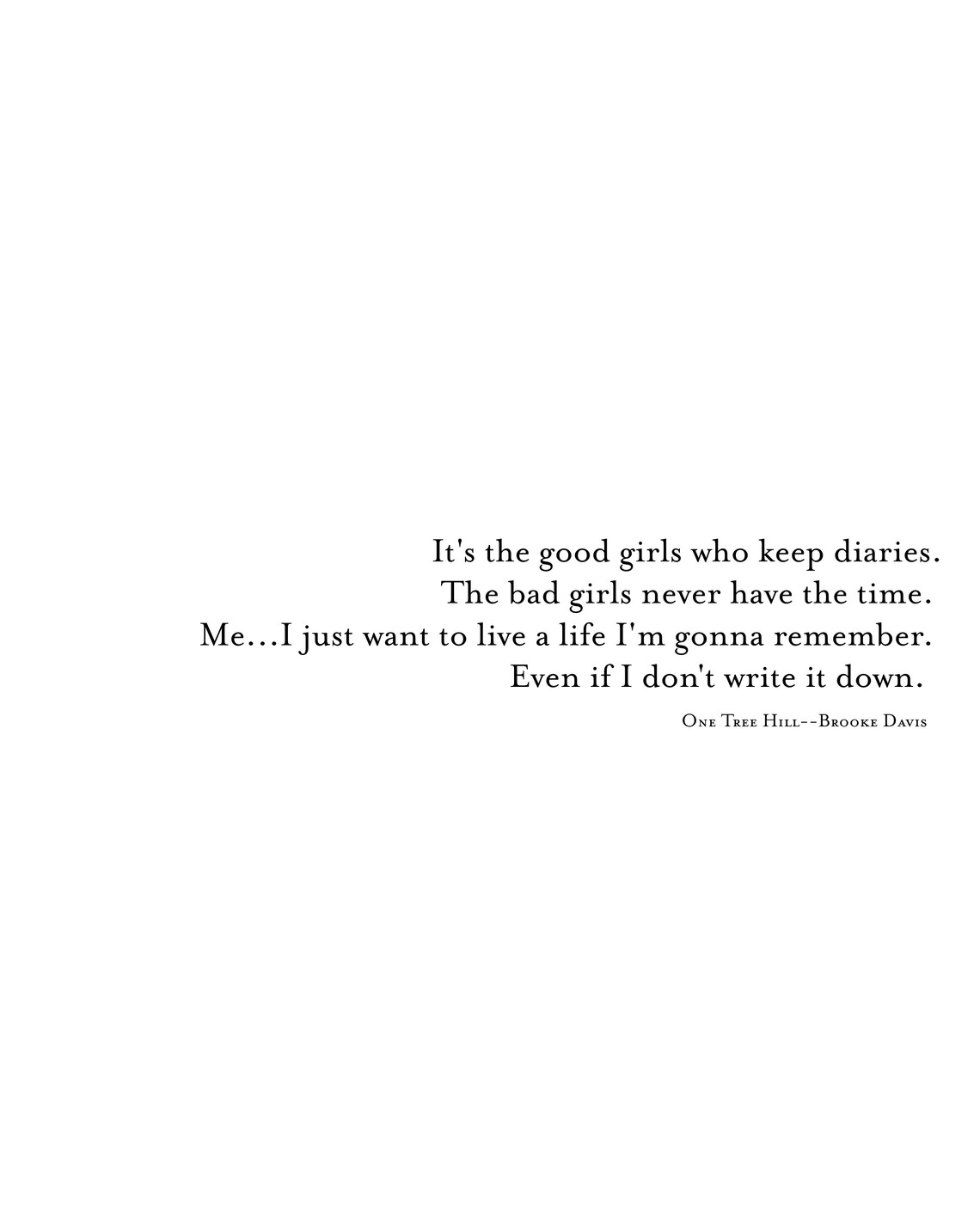One Tree Hill Quote--digital Download--wall Decor - Etsy