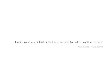One Tree Hill Quote--digital DOWNLOAD 8x10 and 5x7 - Etsy
