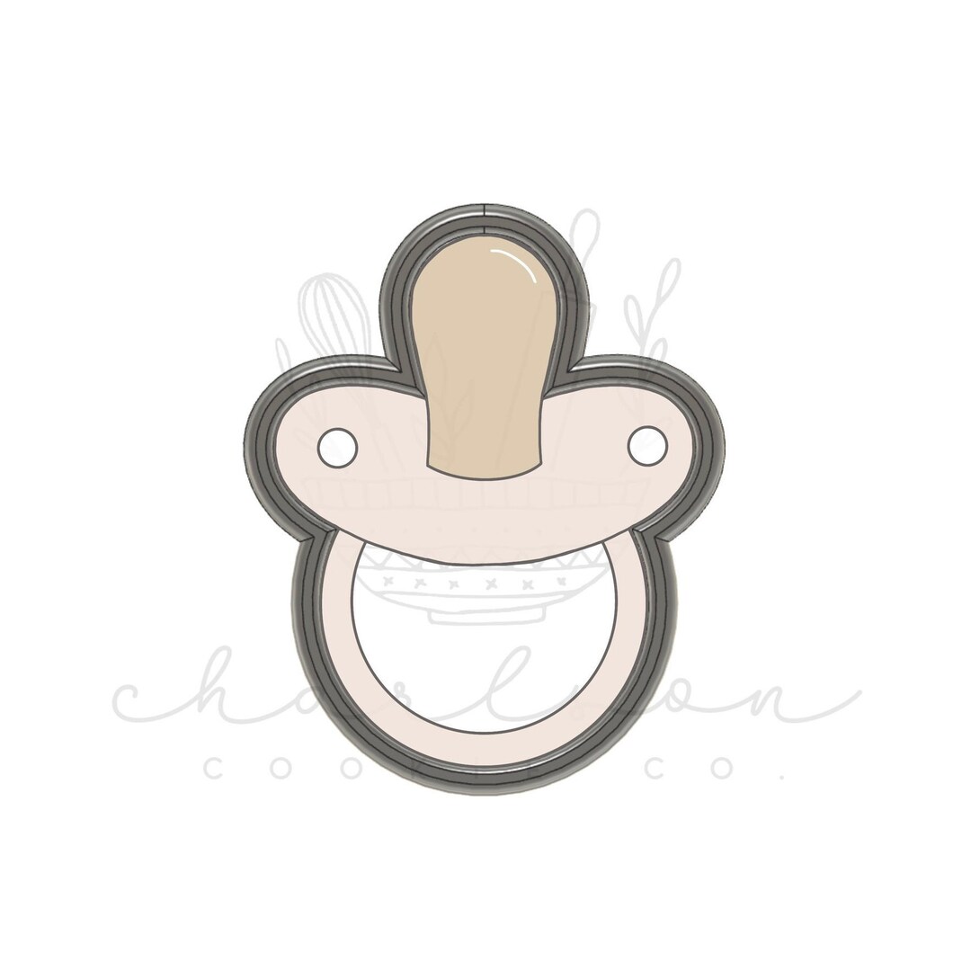 Pacifier Cookie Cutter - Etsy