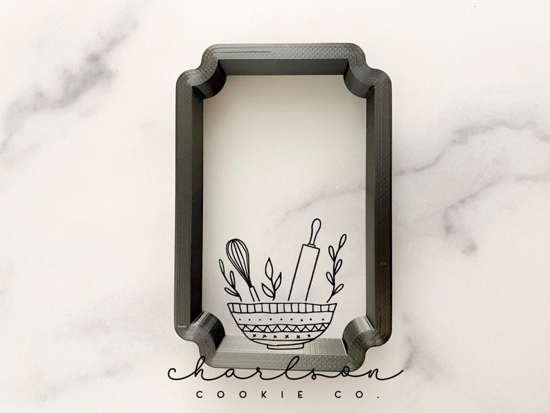 Inverted Rectangle Plaque Cookie Cutter - Etsy