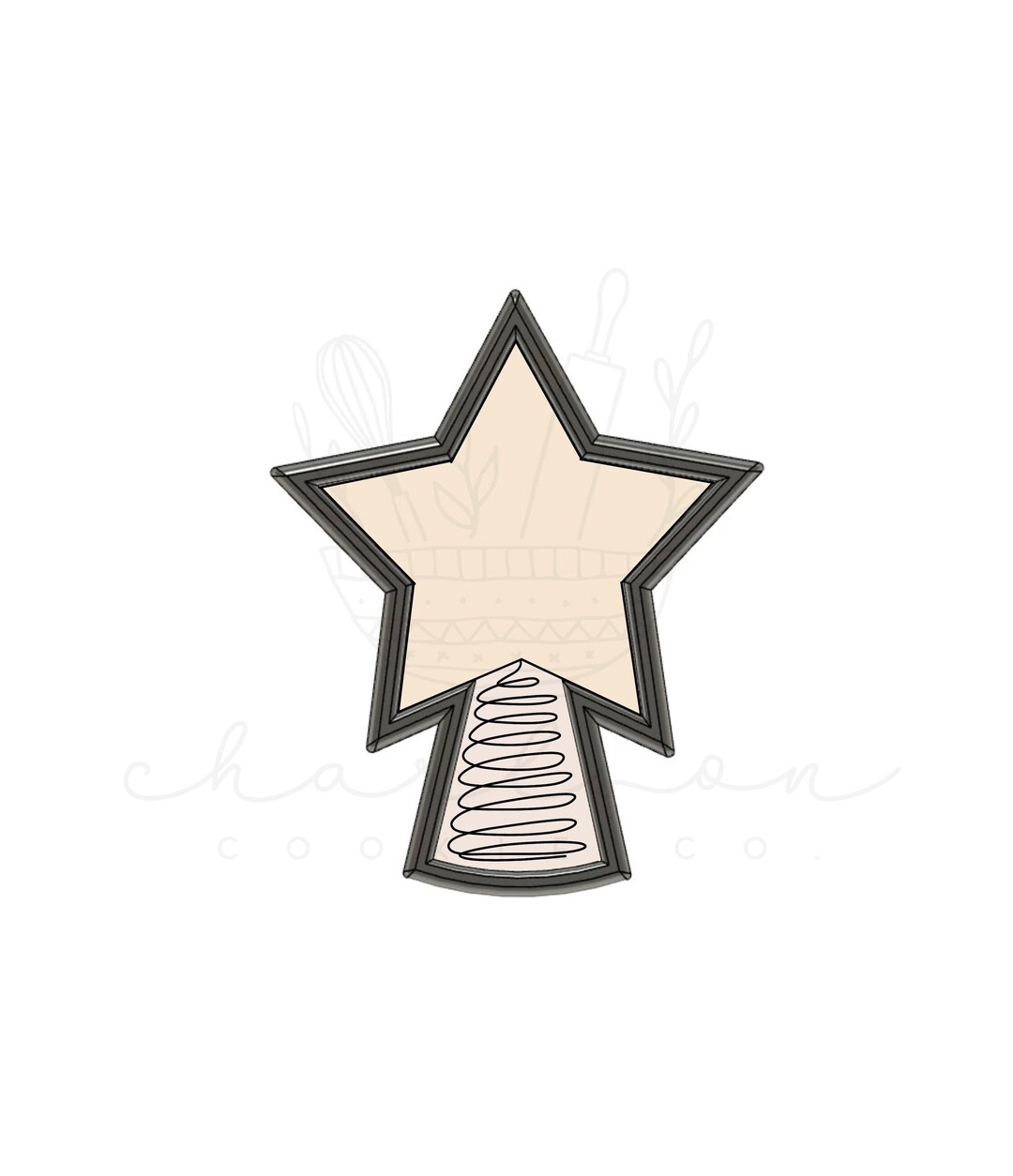 Star Tree Topper Cookie Cutter - Etsy