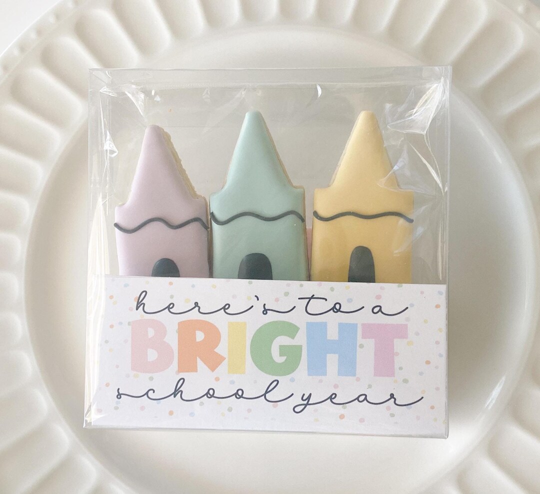 Here's to a Bright School Year Templates / 4x4, 5x7, 2x2, 4.5x2.75 ...