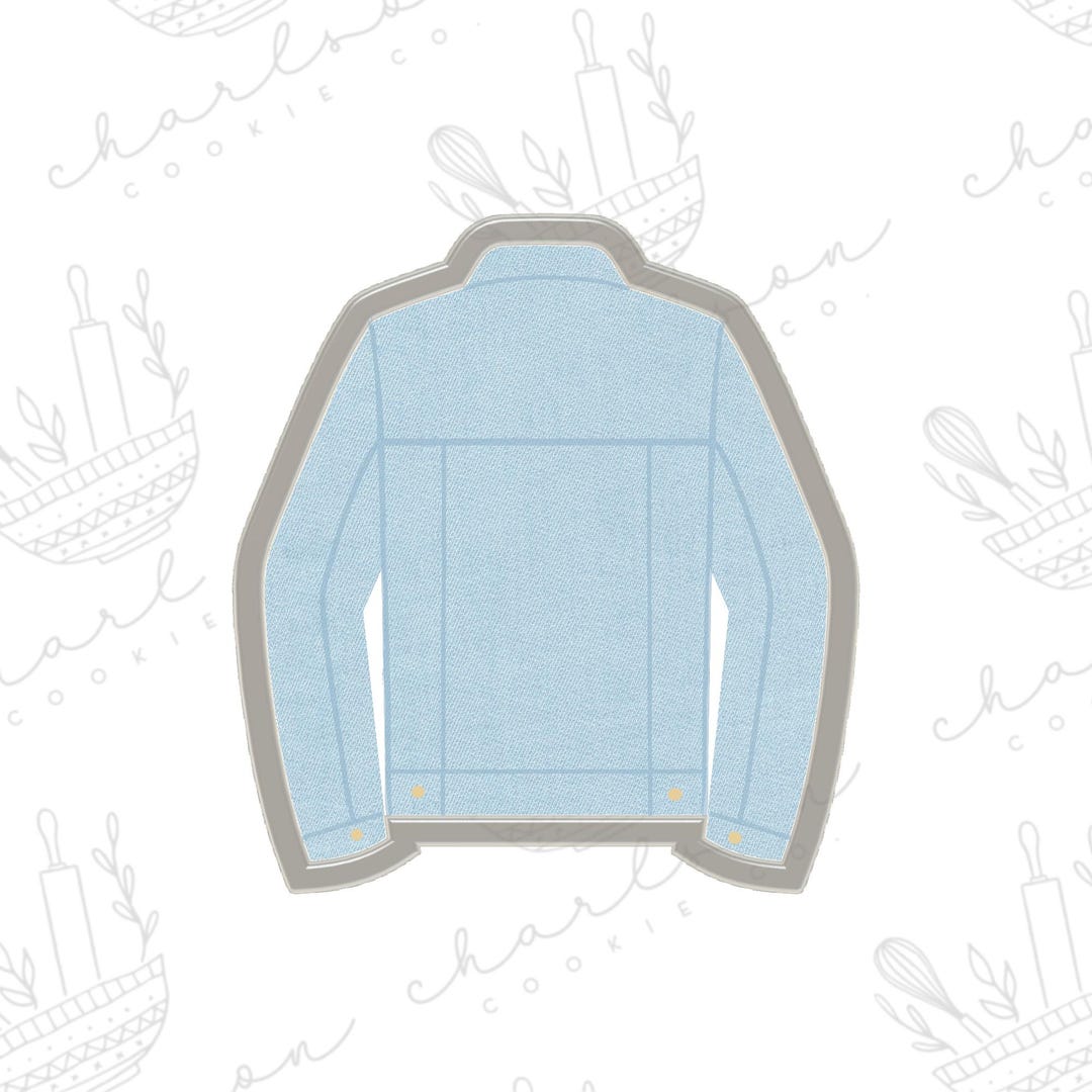 Denim Jacket Cookie Cutter - Etsy
