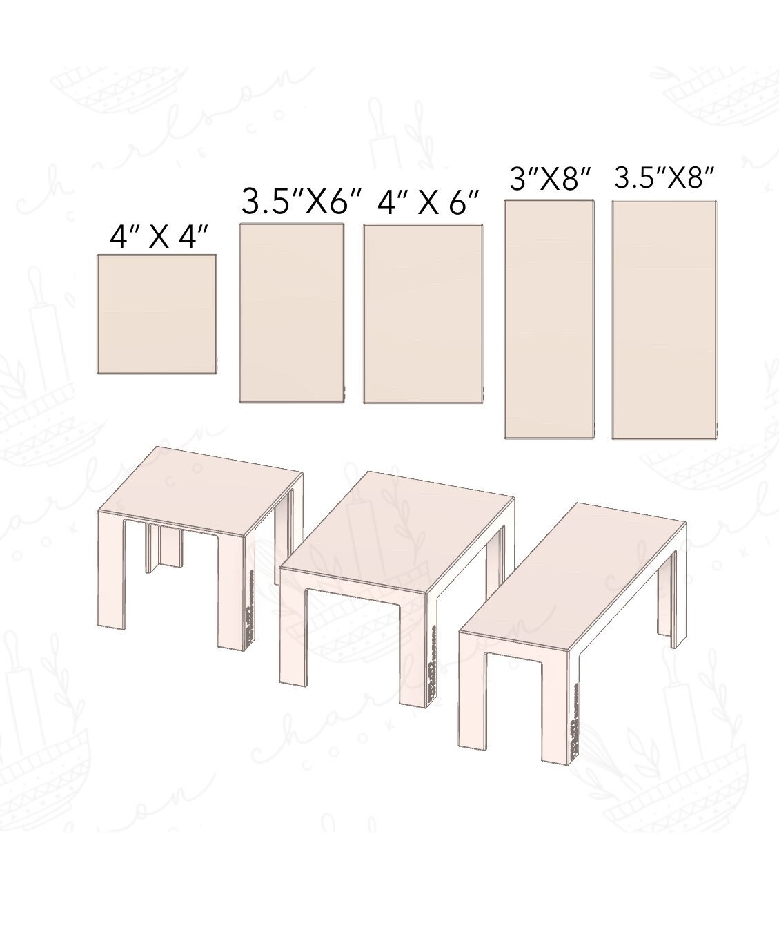 3D Printed Mini Table for Heat Sealer color May Vary - Etsy