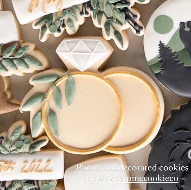 Ring With Floral Cookie Cutter - Etsy