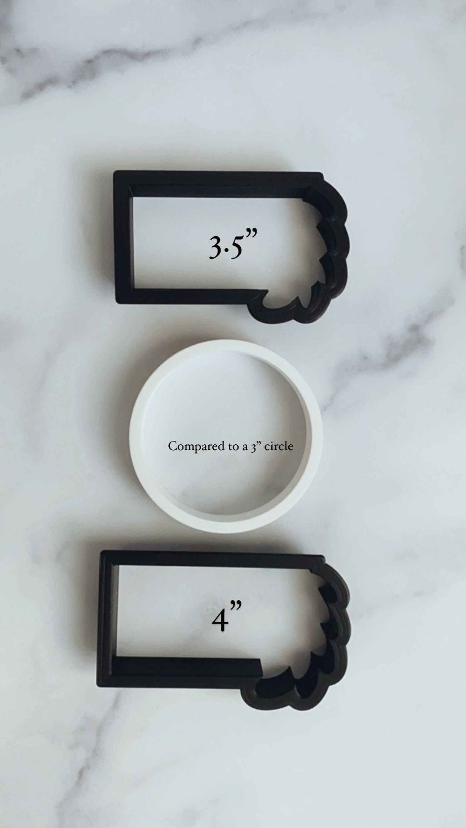 Rectangle With Greenery Plaque Cookie Cutter - Etsy