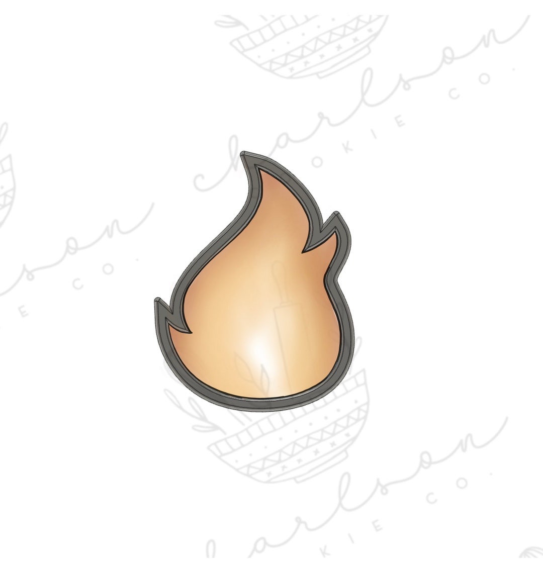 Flame / Fire Cookie Cutter - Etsy
