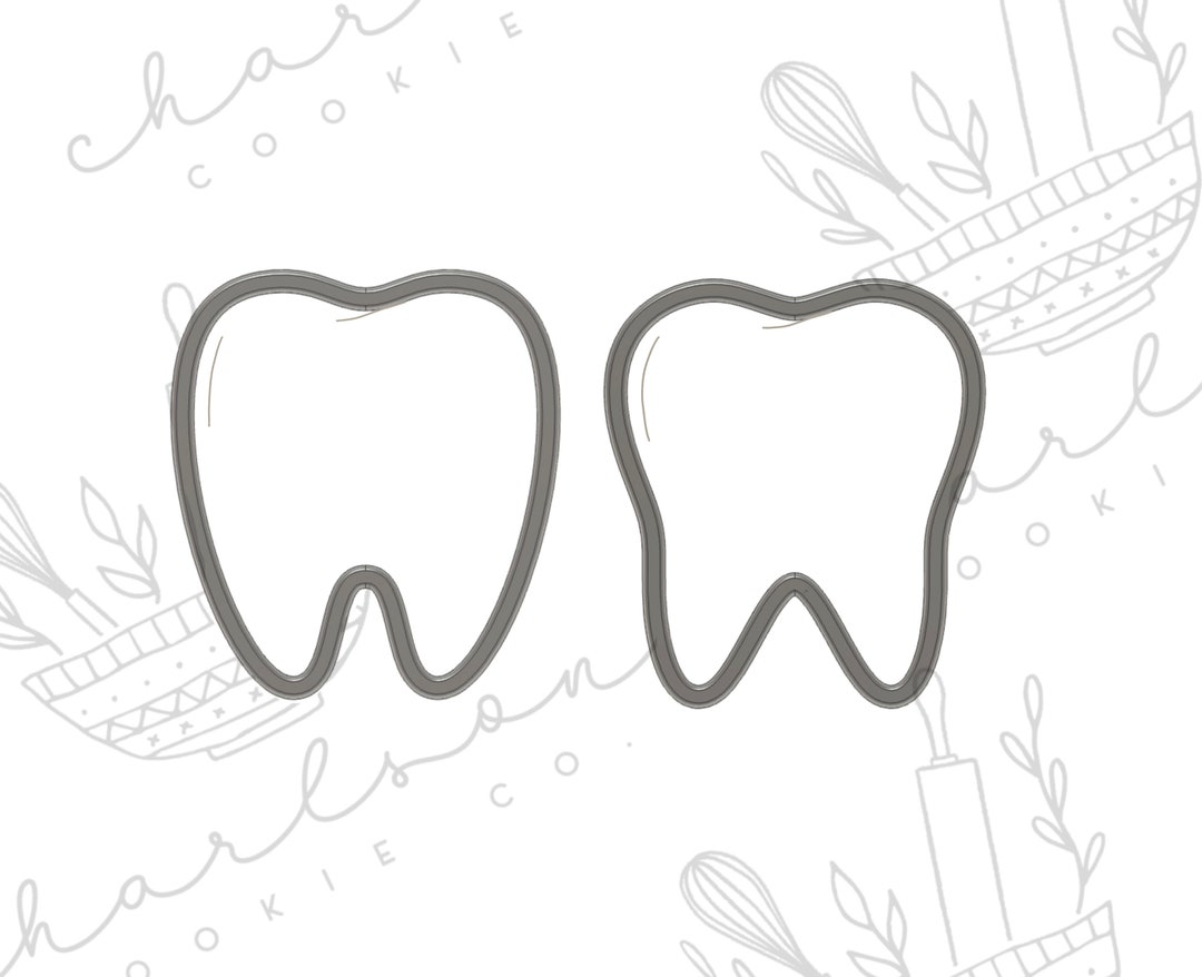 Tooth Cookie Cutter - Etsy