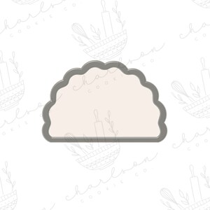 Wavy Half Circle Cookie Cutter (linen & Gray) - Etsy