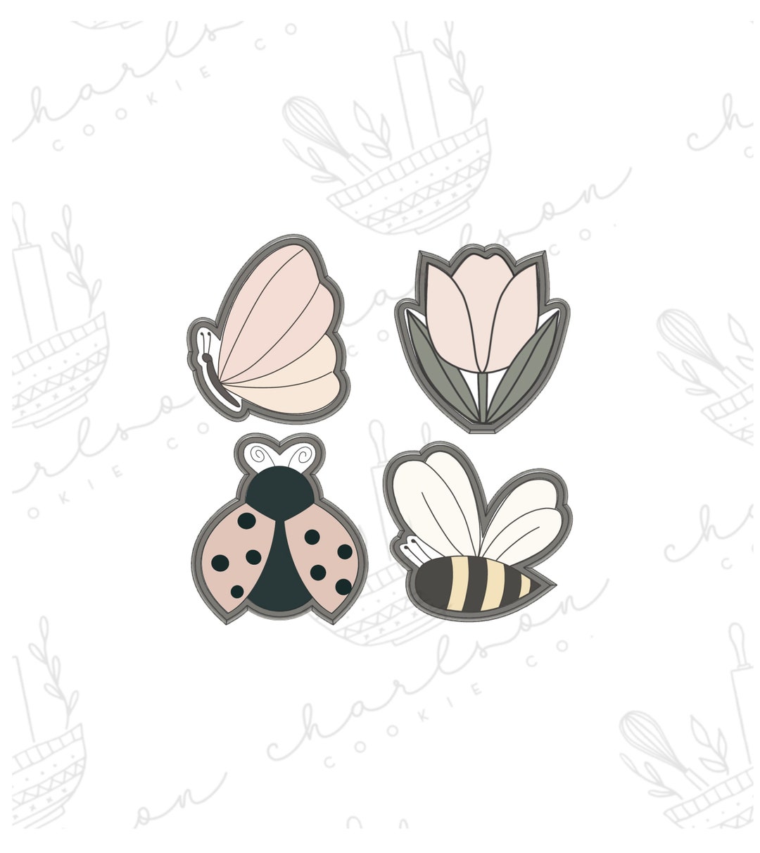 Bugs 4pc Mini Cutters Set - Etsy