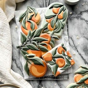 Linen & Gray - "orange Branches" Class Cookie Cutters - Etsy