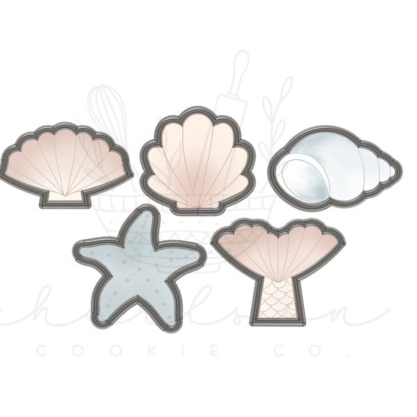 Seashell Cookies - Etsy