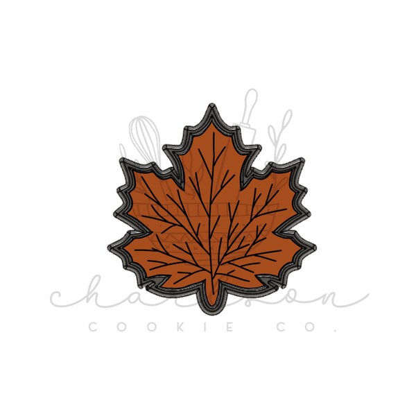 Maple Leaf Cookie - Etsy