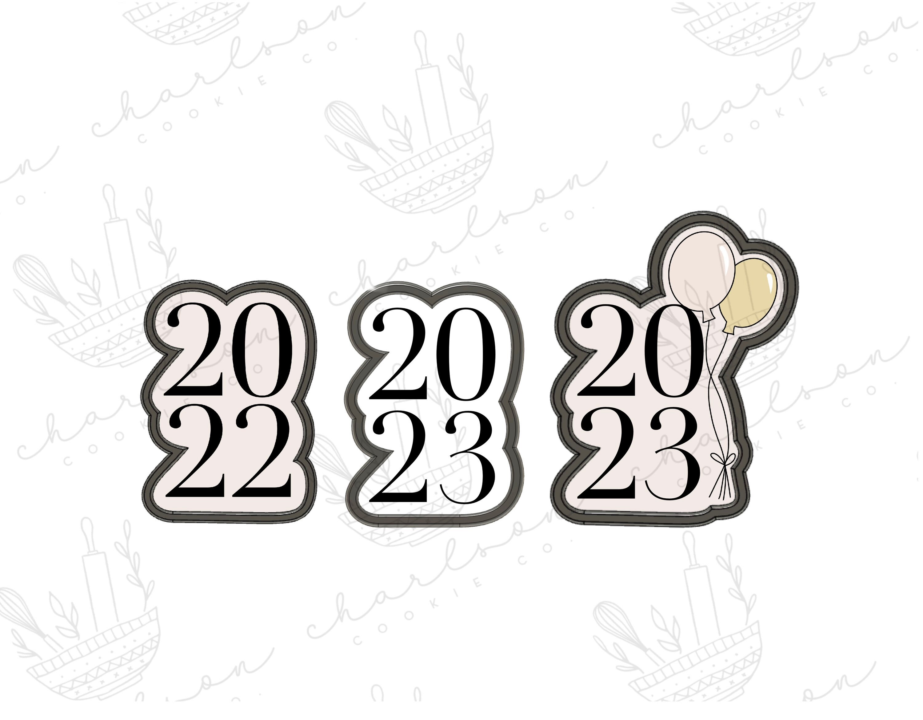 The Year 2022 Cookie Cutter - Etsy