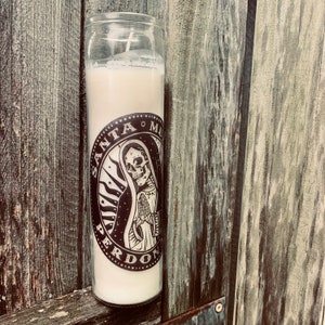 Santa Muerte Prayer Candle - Etsy