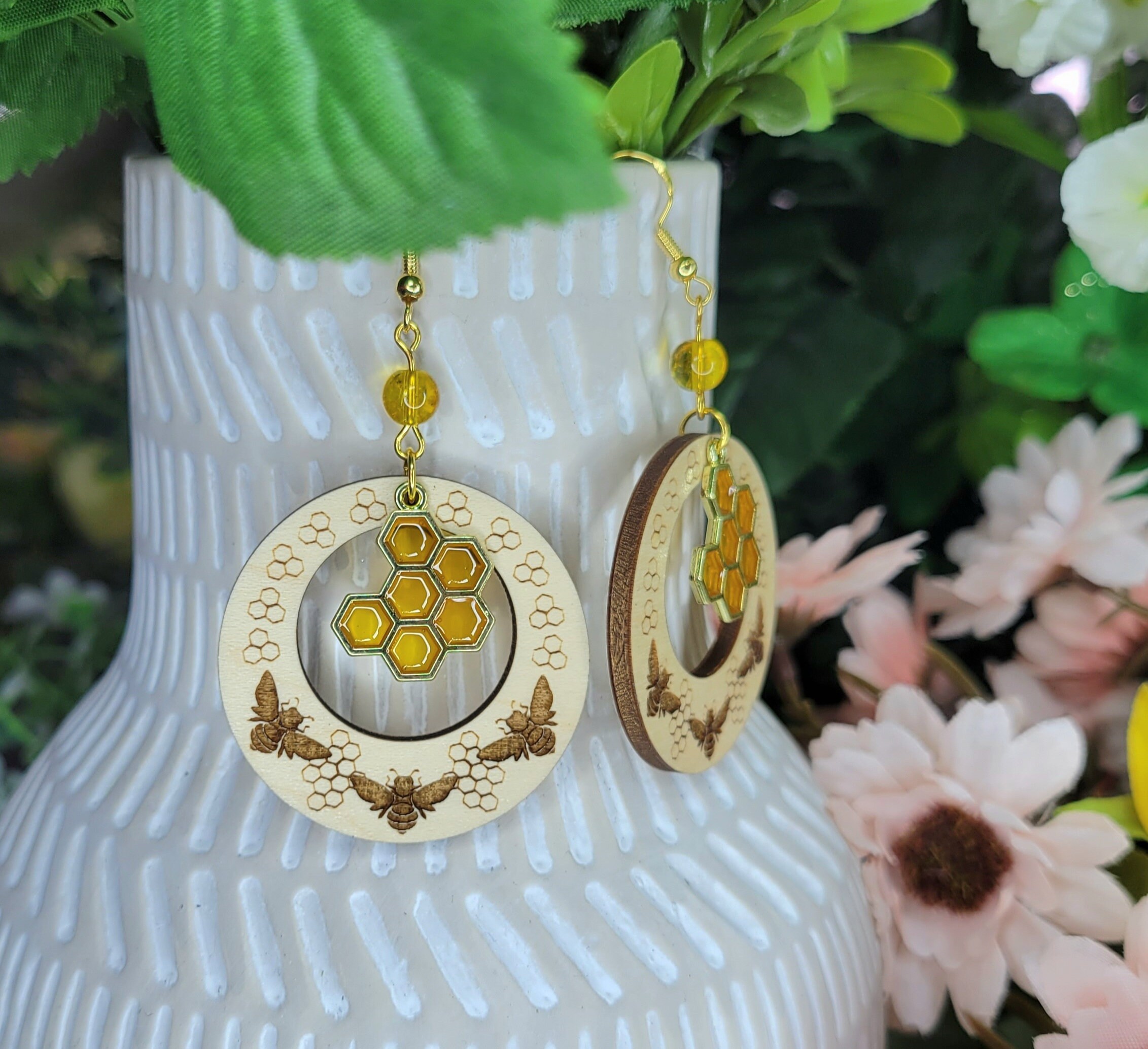 Earring SVG File Earring Cut File Spring Earring Design Summer Earrings ...