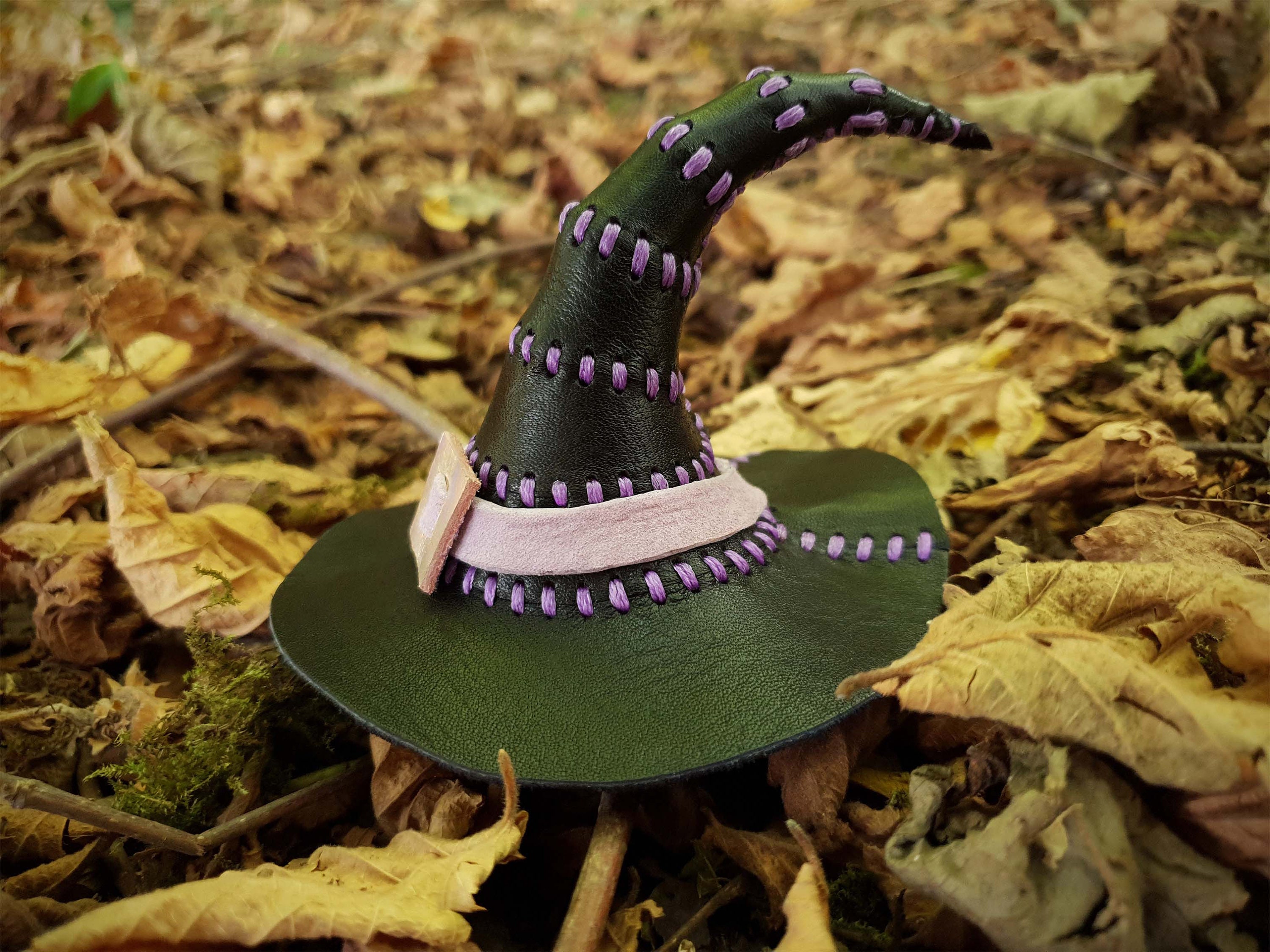 Leather Witch Hat Pattern #17 – Hand Sewing Halloween (PDF Download) - Etsy