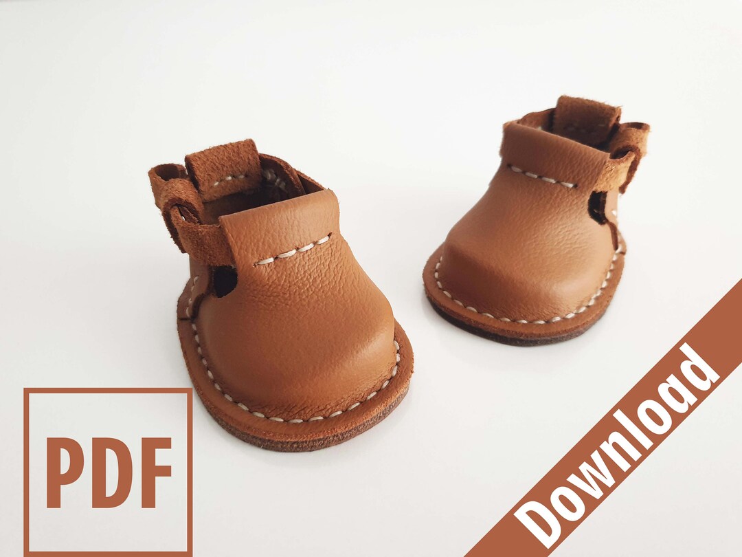 Leather Doll Sandal Pattern – Fits Waldorf Dolls (PDF Template) - Etsy