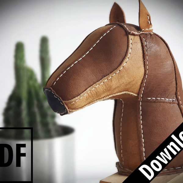 Horse Head Leather Pattern - Etsy