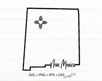 Drawing & Illustration New Mexico Locally Made SVG for DIY projects .ai ...