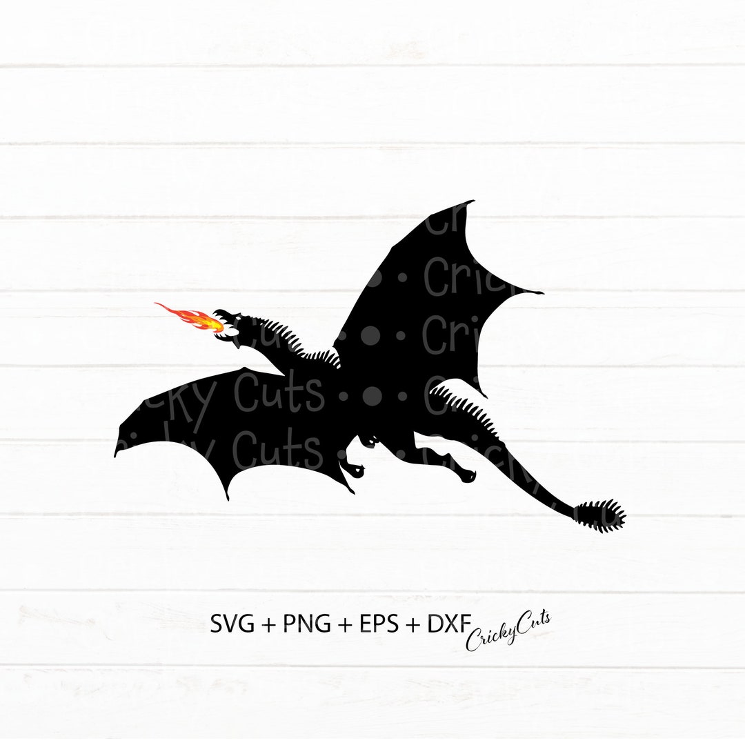 Fire Breathing Dragon SVG Dragon Svg Dragon With Wings Svg - Etsy Hong Kong