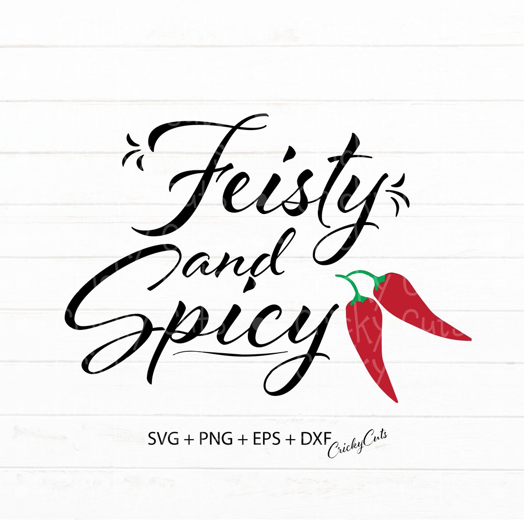 Feisty and Spicy Hot Chile Peppers Svg File, Digital Download - Etsy Canada