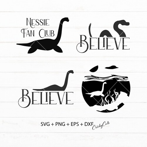 Nessie Loch Ness Monster Clipart Instant Digital Download SVG - Etsy Canada