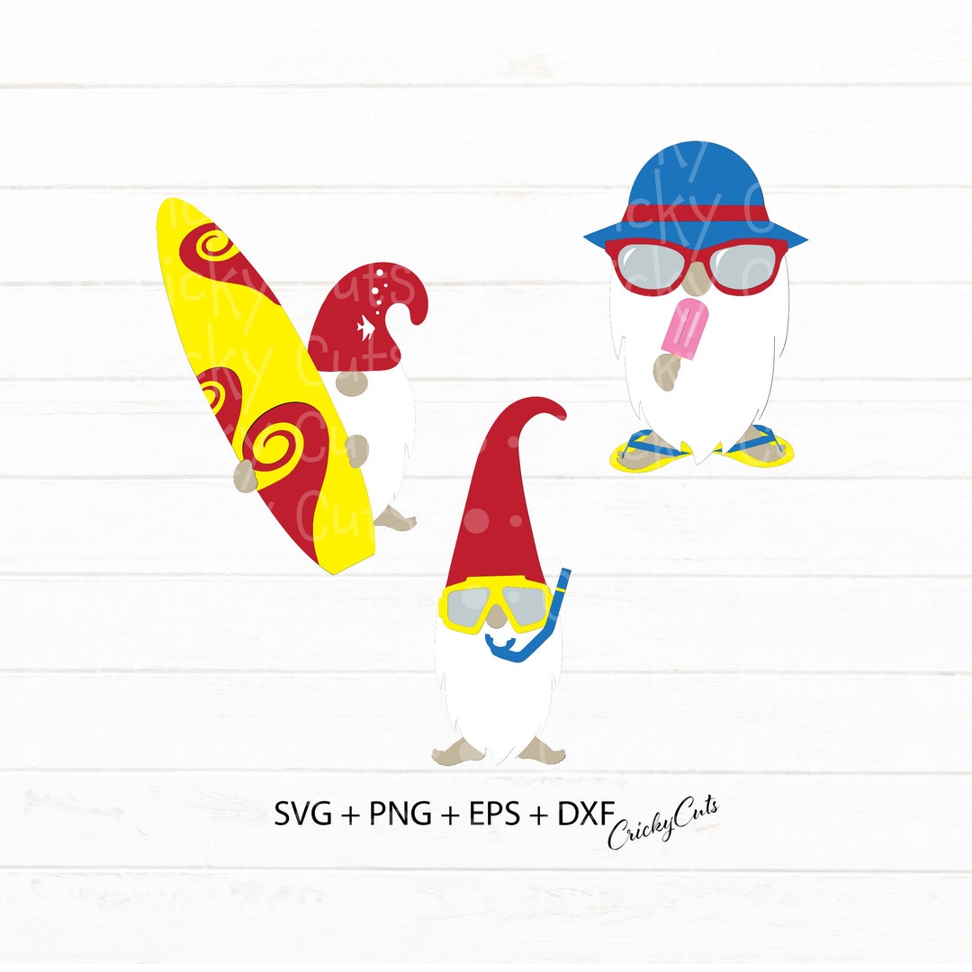 Summer Gnomes Svg, Beach Gnomes Svg, Tropical Gnomes Svg, Gnome Bundle ...