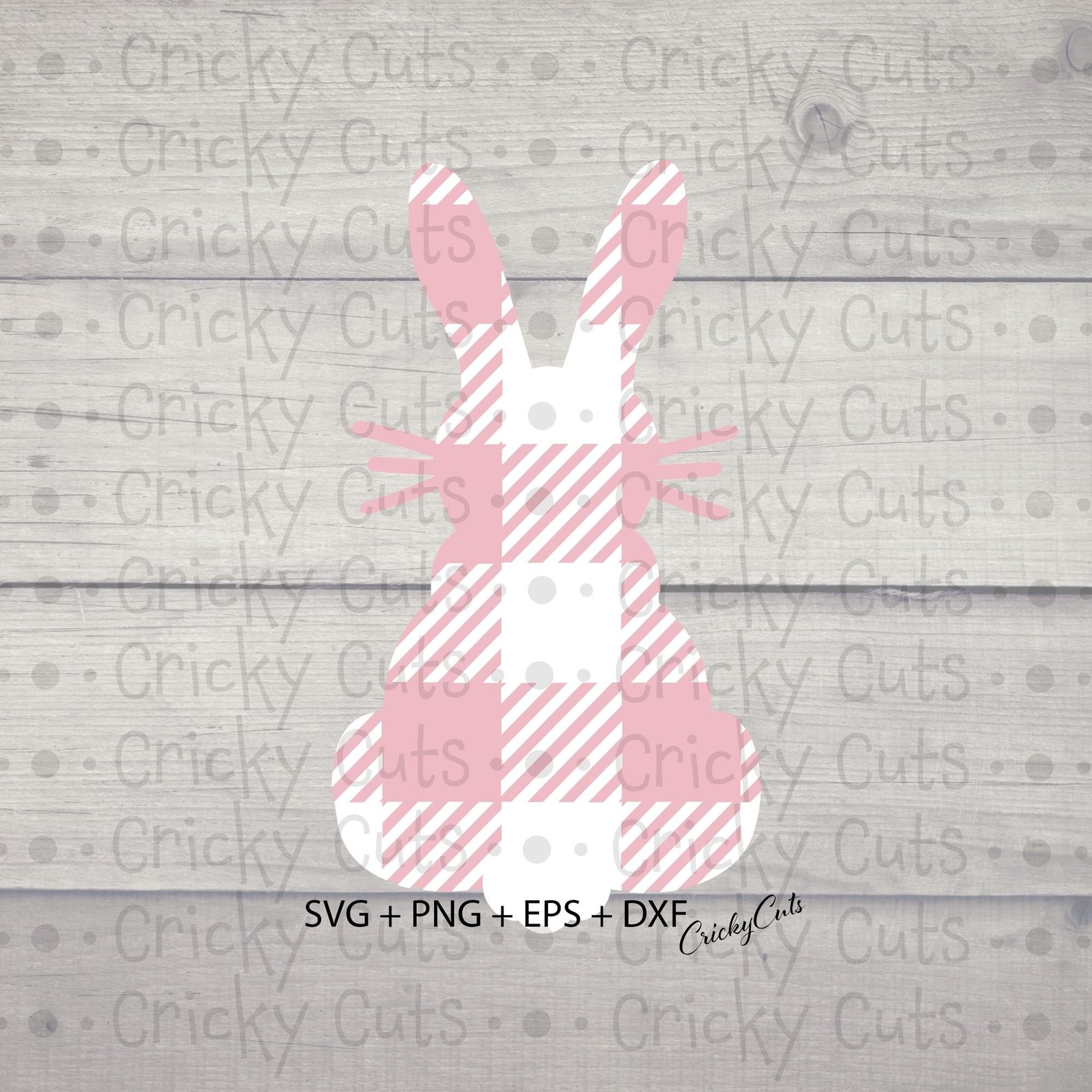 Plaid Bunnies Svg Easter Bunny Bundle Svg Easter Bunnies - Etsy