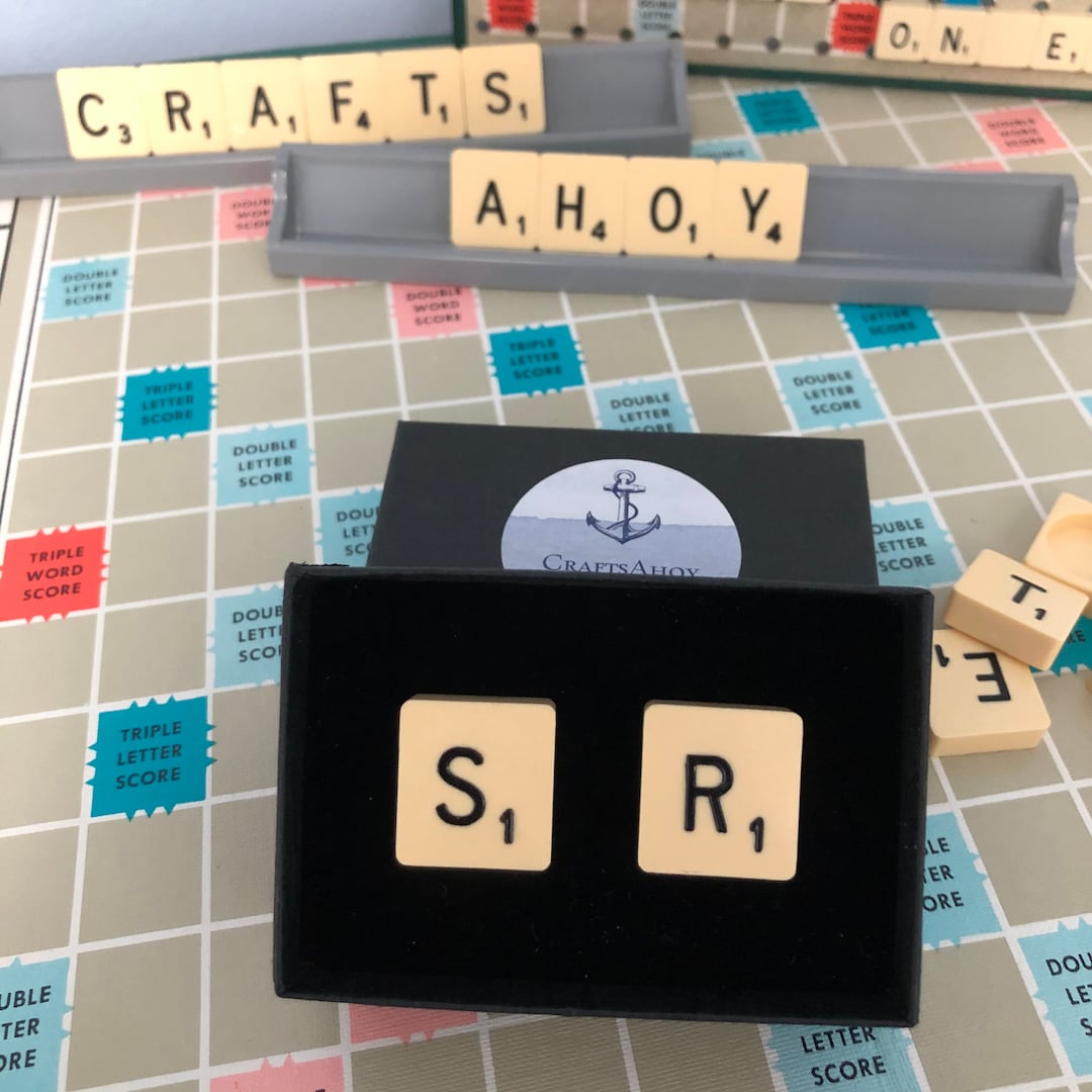 Gemelos con fichas de Scrabble: el precio es por un gemelo - Etsy España