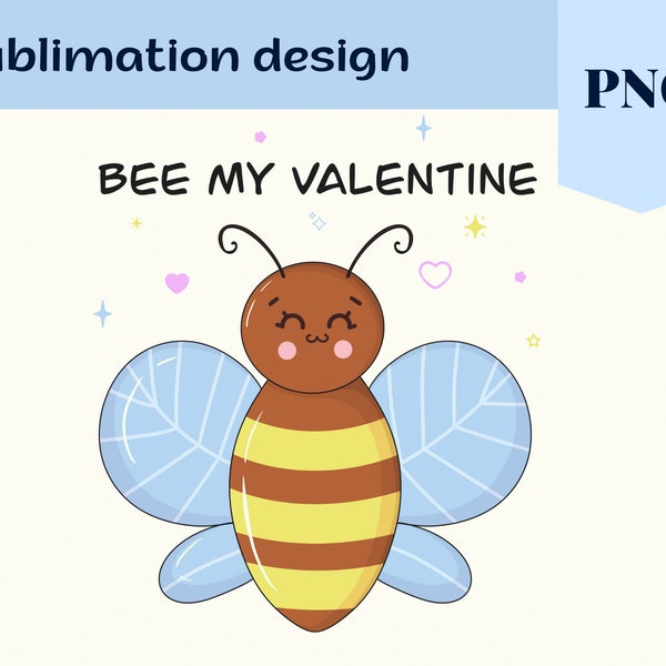Cute Bee Valentine Clipart - Etsy