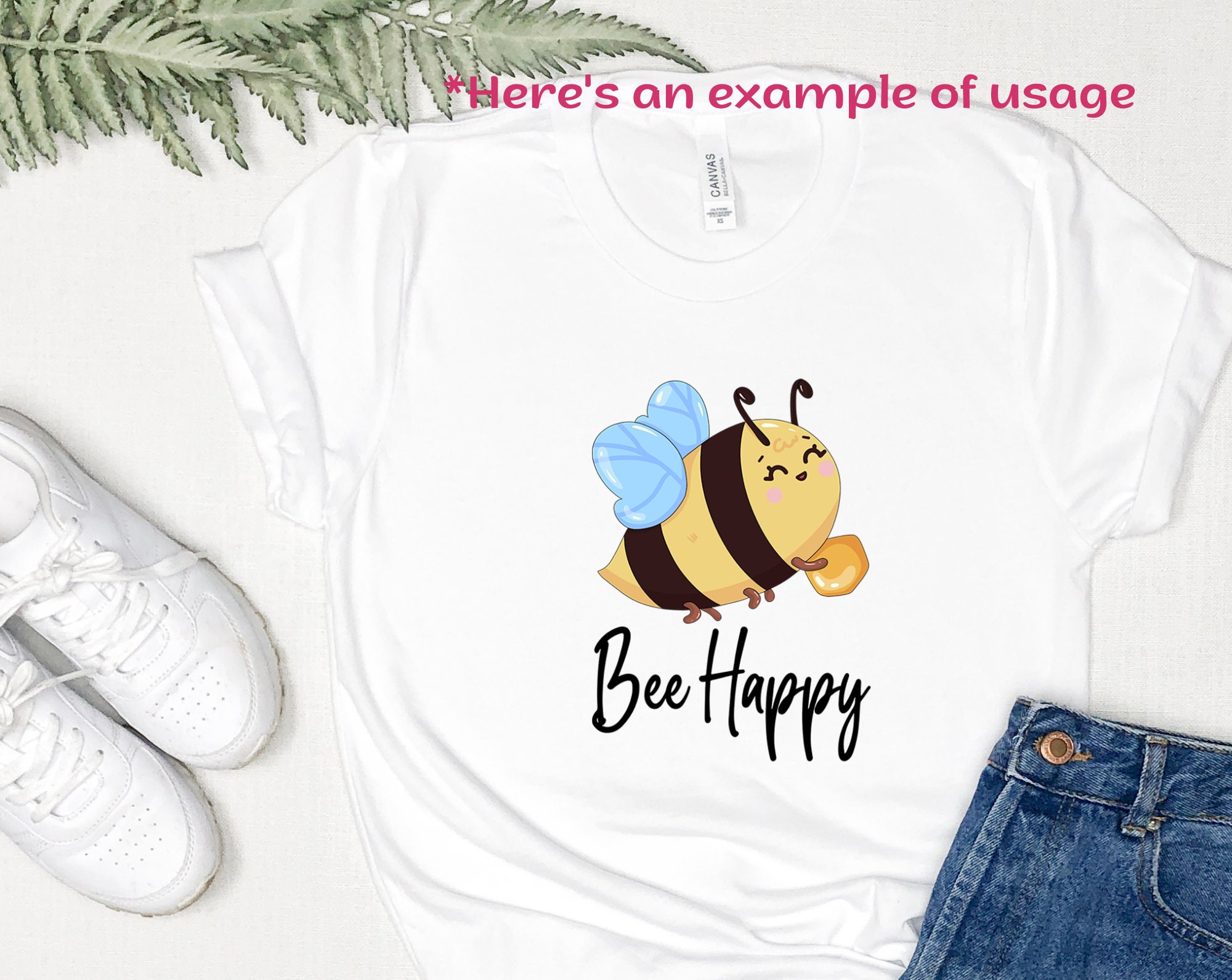 Cute Kawaii Bee Png Clipart, Funny Animals, Lovely Printable ...