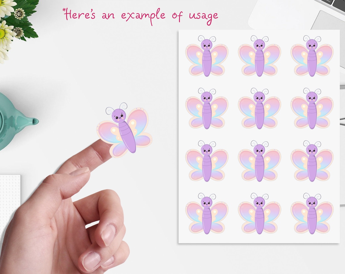 Kawaii Animal Clipart, Cute Bugs Insect Png, Butterfly, Bee, Fly ...