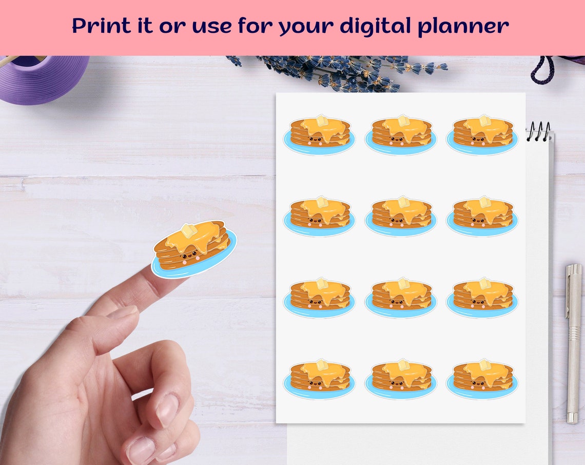 Cute Kawaii Food Png Digital Stickers Pack for Goodnotes Notability ...
