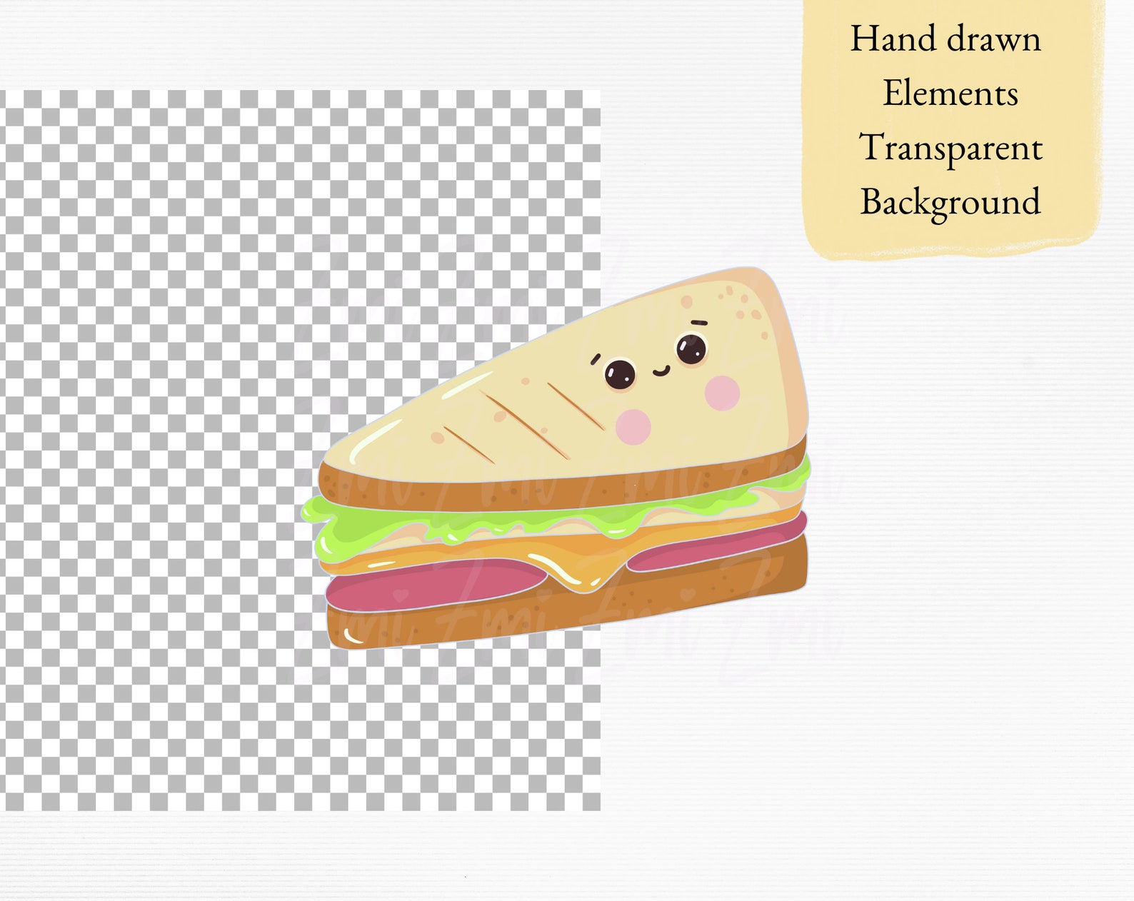 Kawaii Breakfast Clipart | Cute Food PNG Bundle | Printable Clip Art ...