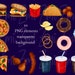 Fast Food Clipart, Junk Food PNG, Pizza, Hot Dog, Burger, Sandwich ...