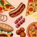 Fast Food Clipart, Junk Food Clipart, Pizza, Hot Dog, Burger Clipart ...