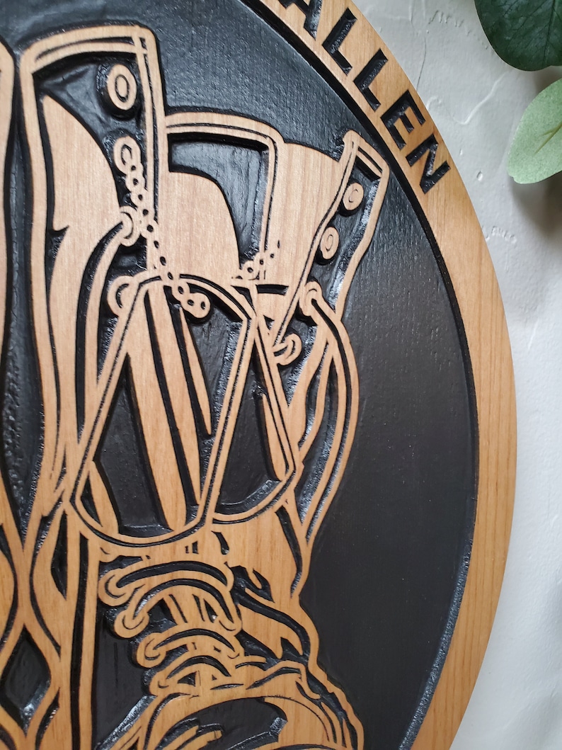 Honor Their Sacrifice Wood Carved Plaque, Veteran Honor Wall Art ...
