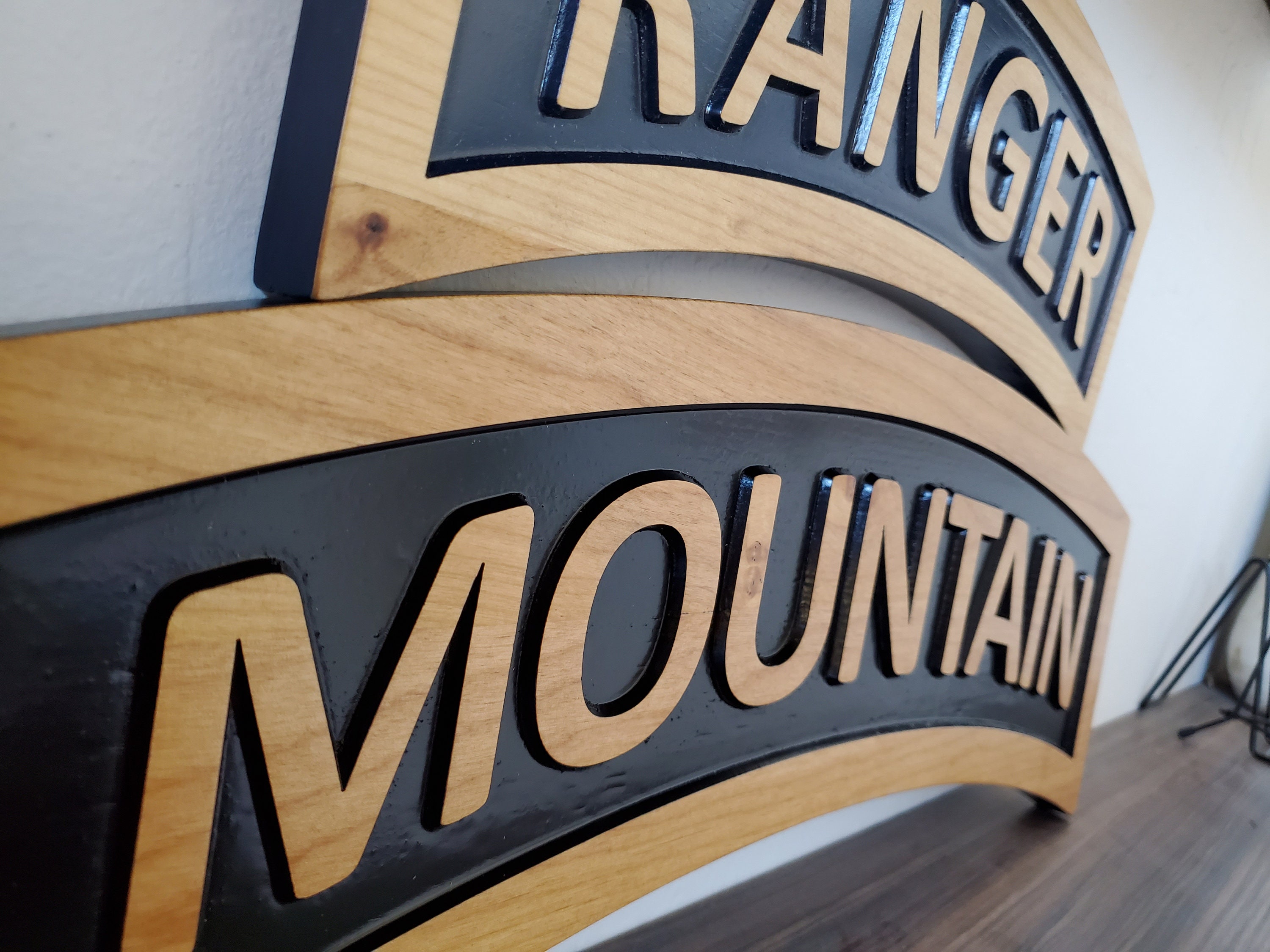 U.S. Army Wall Wood Carved Tabs, Airborne, Ranger. Mountain, Sniper ...