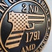Wood Carved Support 2nd Amendment Wall Art in God We Trust - Etsy