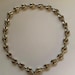 14k Gold Plated Puffy Puffed Anchor Mariner Gucci Link Chain Necklace ...