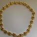 14k Gold Plated Puffy Puffed Anchor Mariner Gucci Link Chain Necklace ...