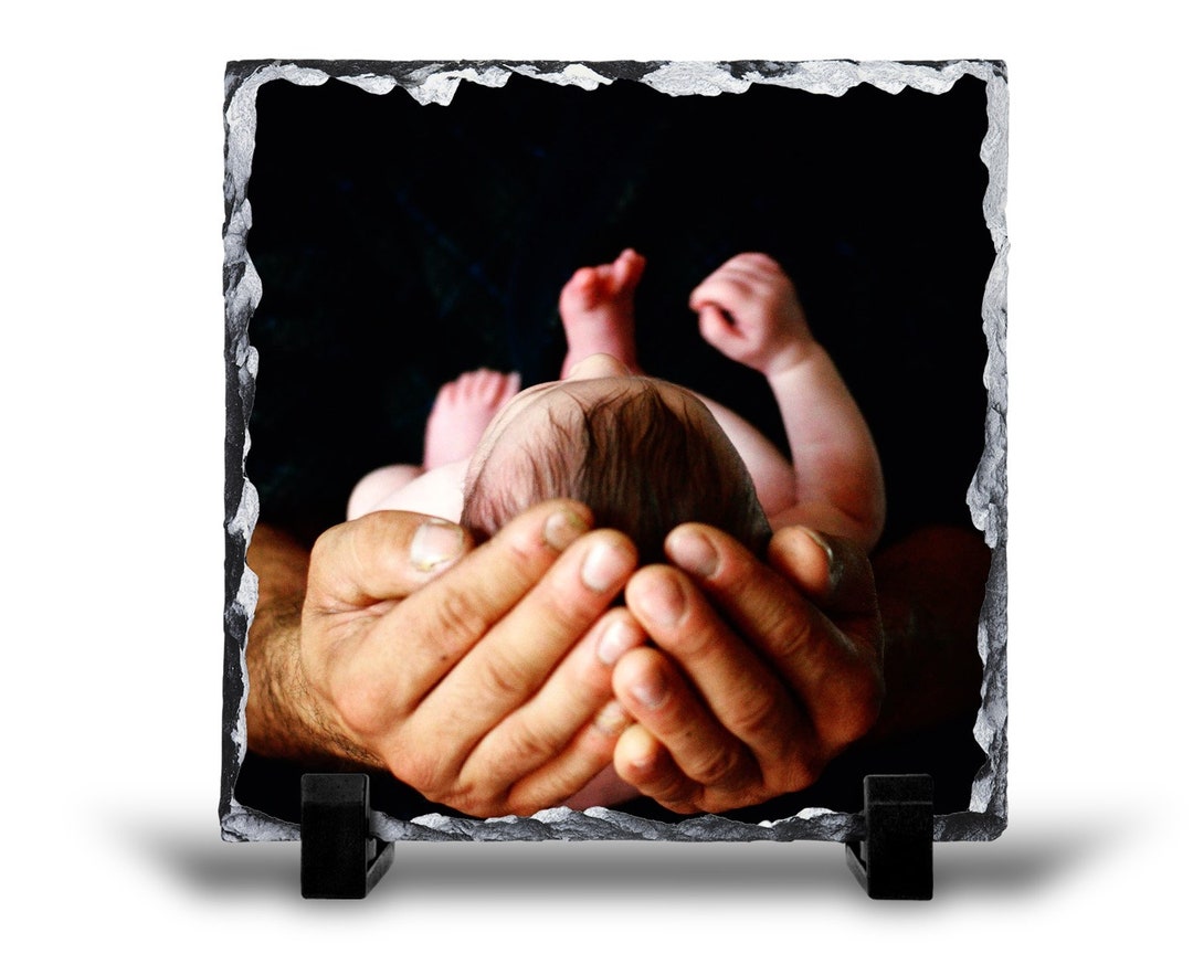 Custom Square Photo Slate, Custom Photo Slate, Photo Rock Slate, Photo ...