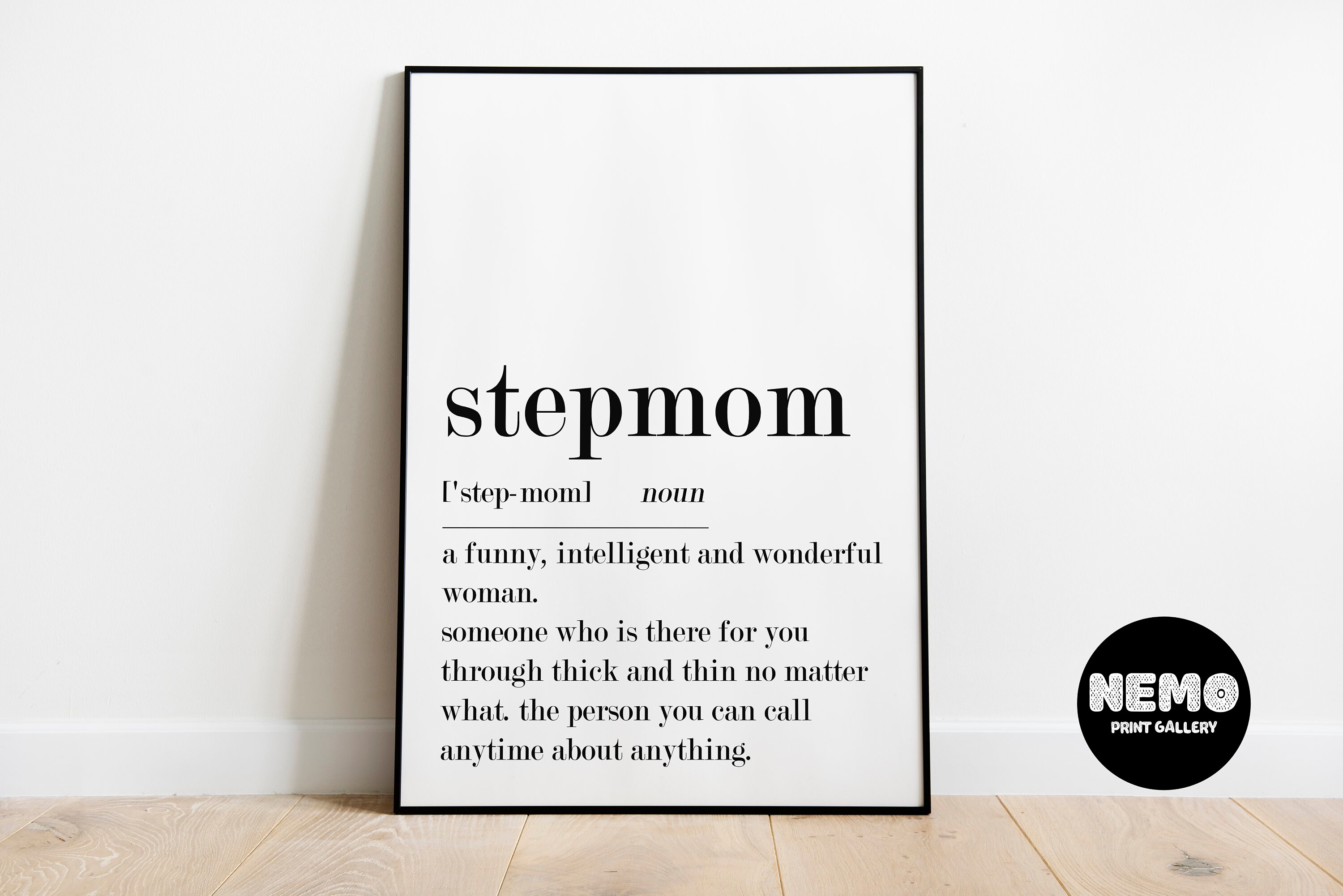 Stepmom Definition Print Stepmom Geschenk Etsy De