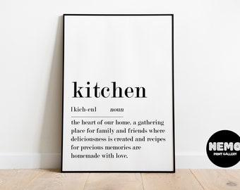 Kitchen Poster Digital - Etsy