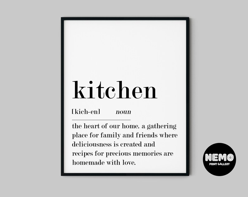 Kitchen Print Set Funny Kitchen Printable Art Kitchen Wall - Etsy