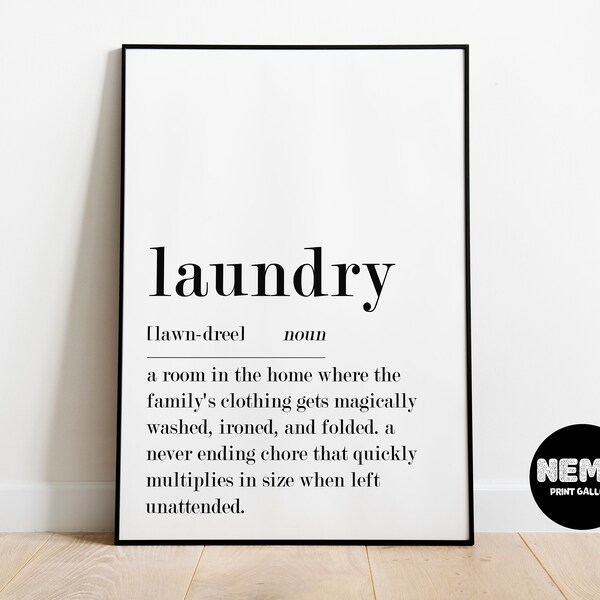Laundry Definition - Etsy
