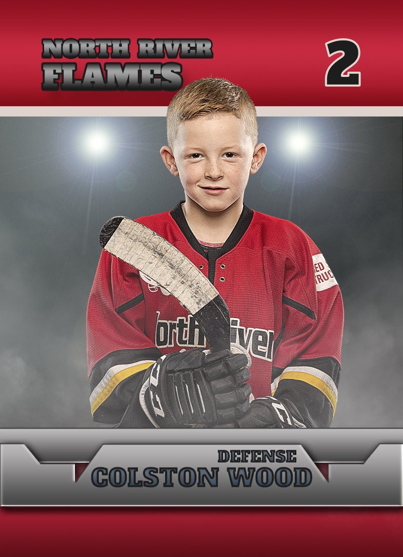 INSTANT DOWNLOAD Trading Card Sports Composite Classic Custom Hockey ...