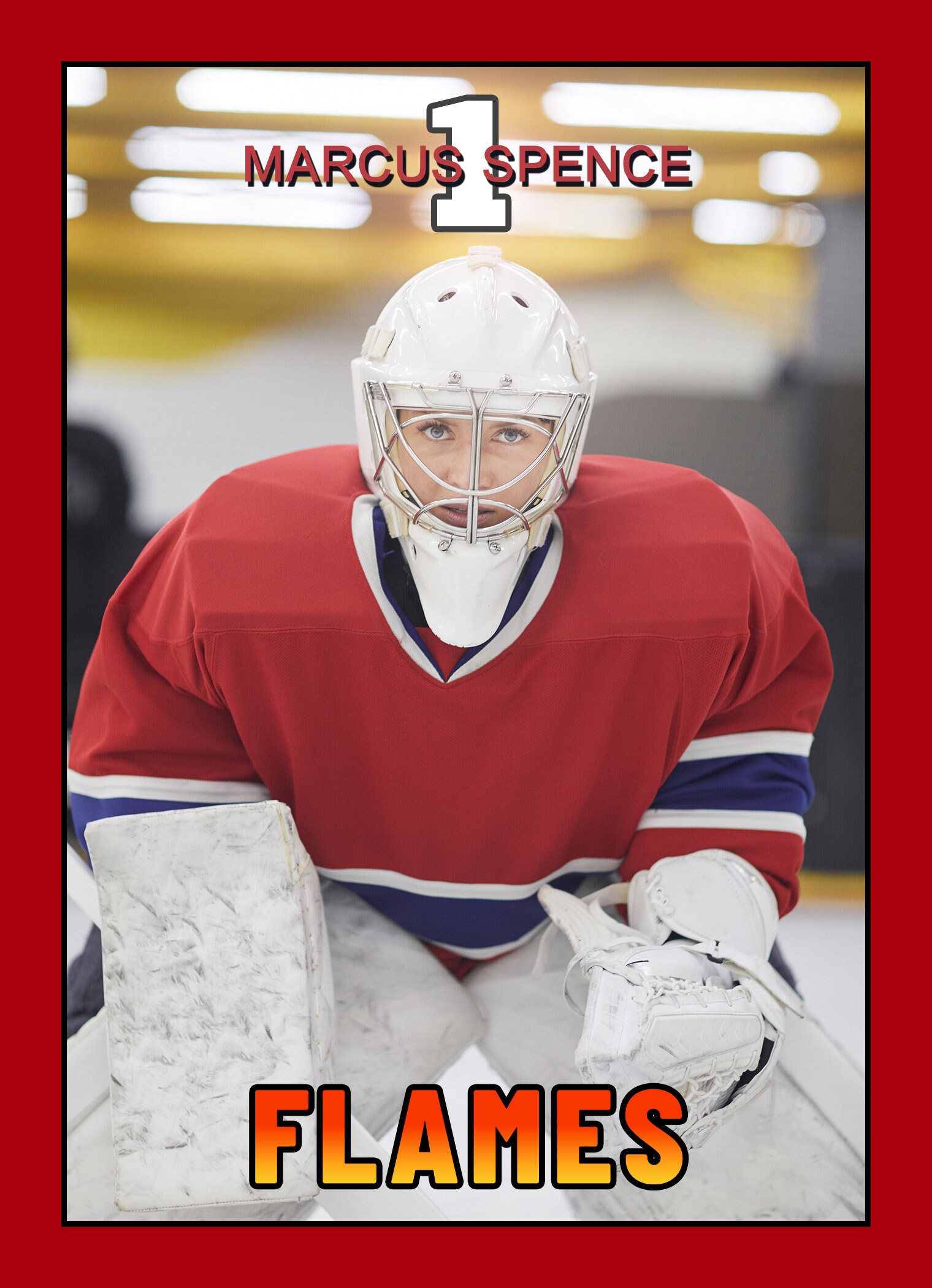 INSTANT DOWNLOAD Trading Card Template Custom Hockey Card - Etsy
